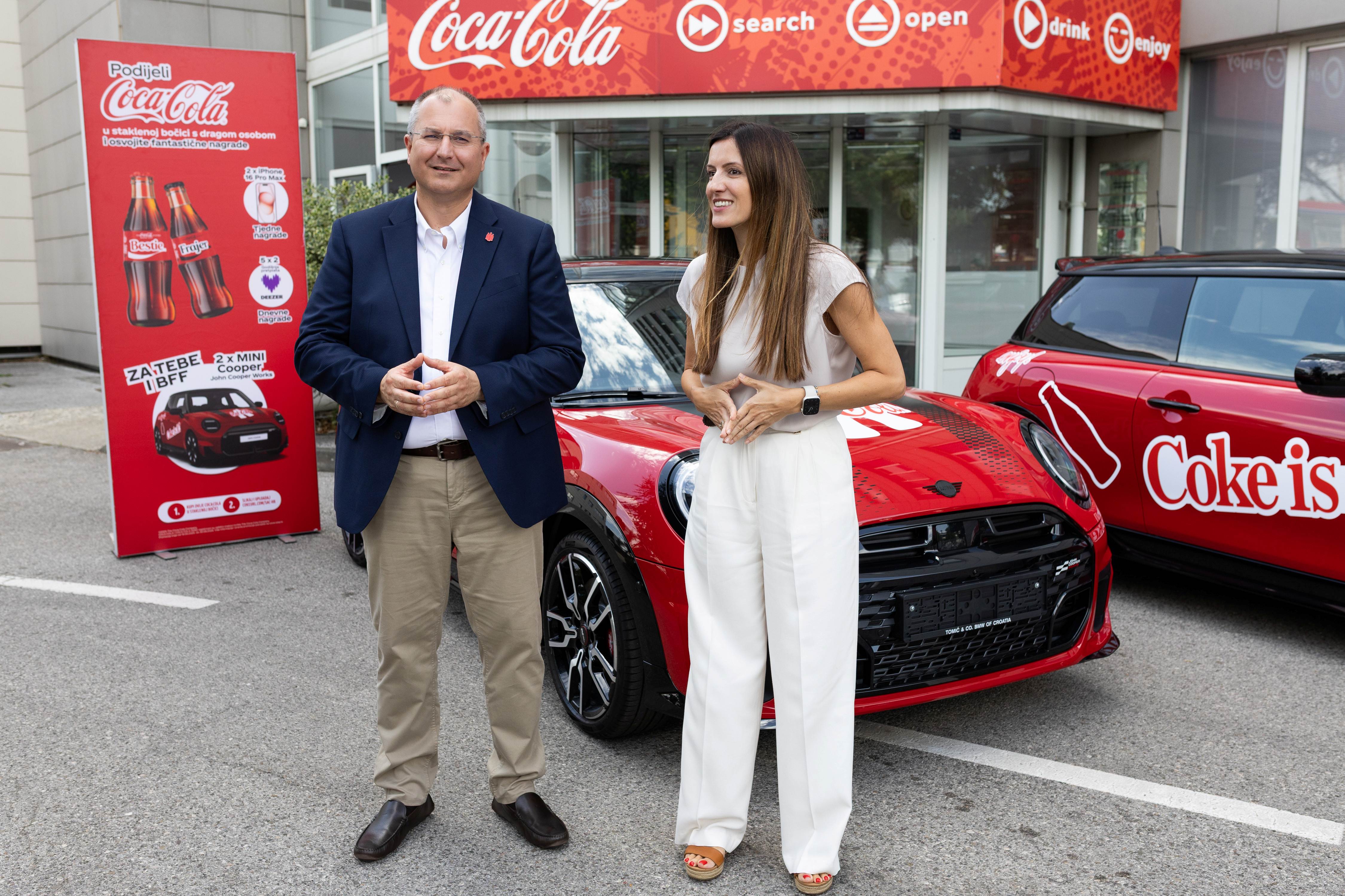 Grand Finale of the “Share a Coca-Cola” Campaign: MINI Coopers Drive ...